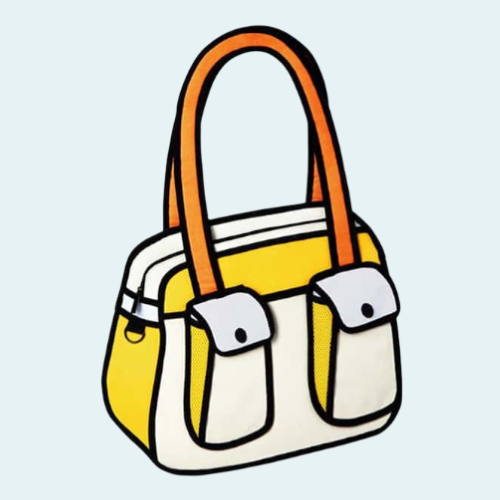 Buy JumpFromPaper Bonjour Shoulder Bag (Yellow) in Qatar - Phonebooth.Qa