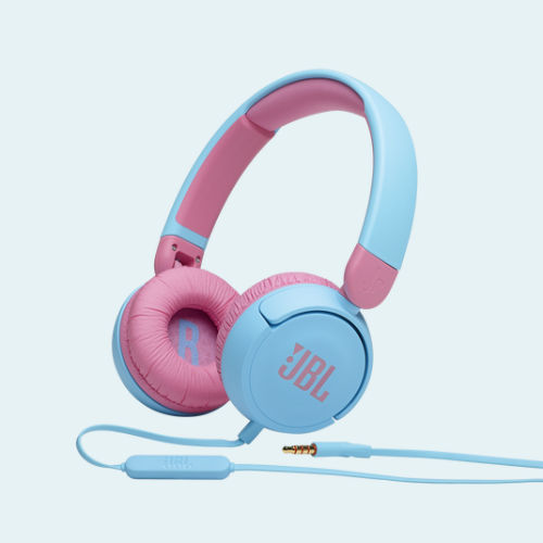 Buy JBL JR310 Kids Over-Ear Headphone - Blue in Qatar - Phonebooth.Qa