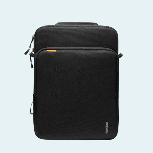 Buy Tomtoc Defender Shoulder Laptop Bag - Black in Qatar - Phonebooth.Qa
