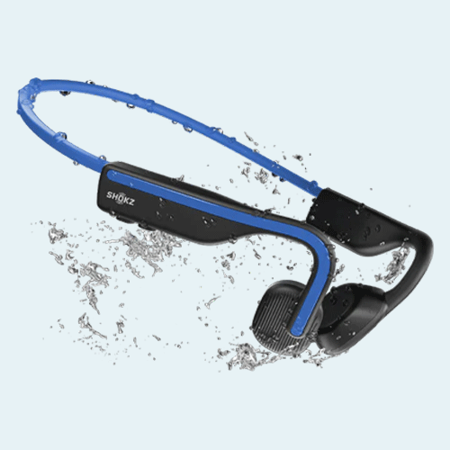 Buy Shokz Bone Conduction Open-Ear Lifestyle Headphone (Blue) in Qatar ...
