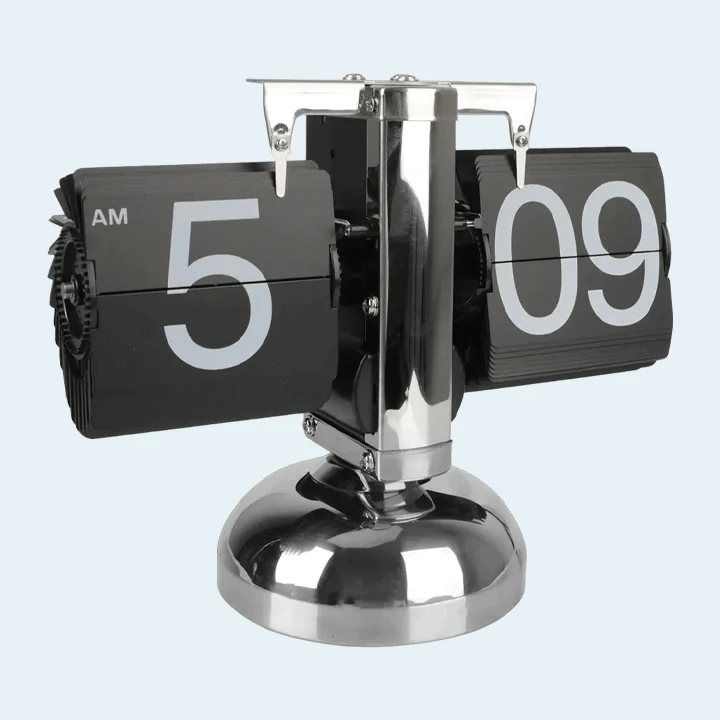 Buy Retro Flip Clock Unique and Retro Design - Black in Qatar ...